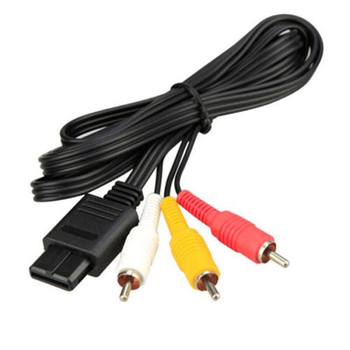 TV Video AV Audio Composite to RCA Cable For Nintend GameCube N64 SNES ...