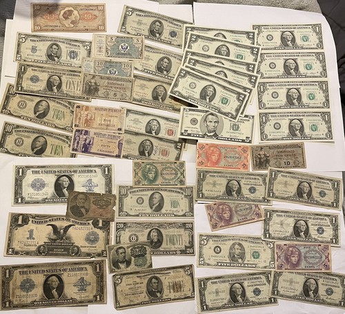 Huge United States Banknote Collection - 1870s Onwards - Rare $1,$2,$5 ...