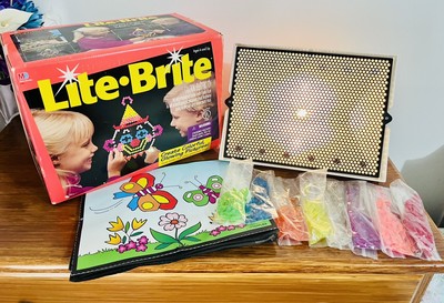 Vintage Complete 1986 Lite Brite Toy Original Box w/Original Papers ...