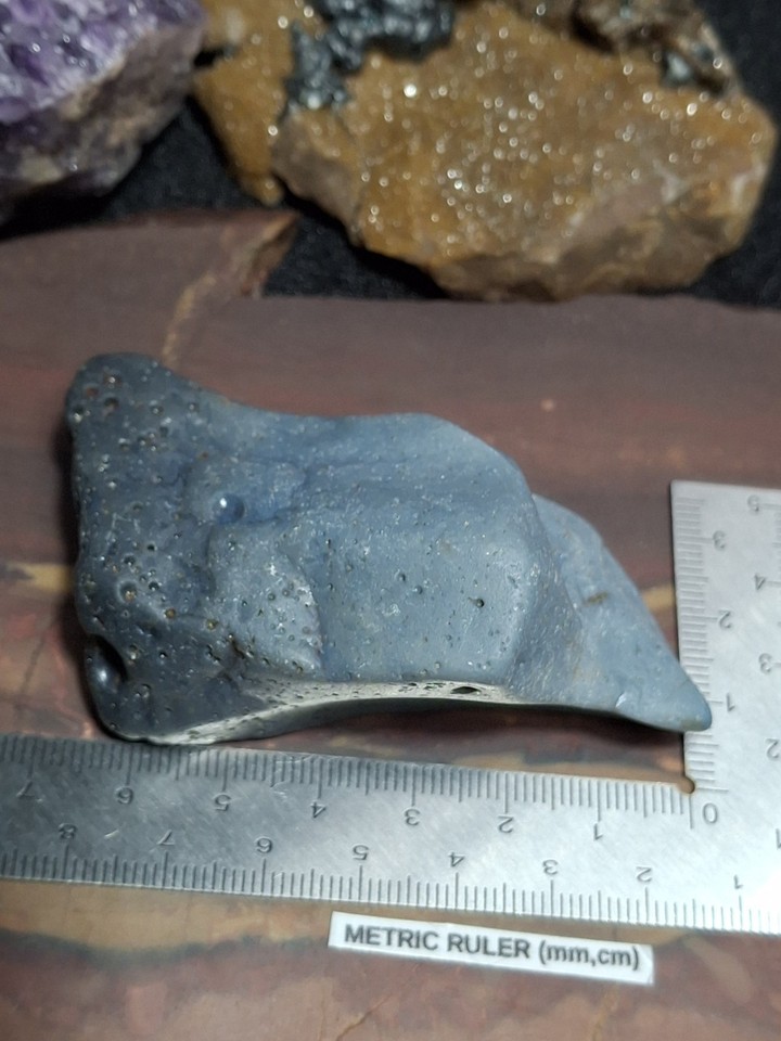 Leland Blue Slag Stone Glass Michigan Gem 💎 Leelanu Collectable Rock ...