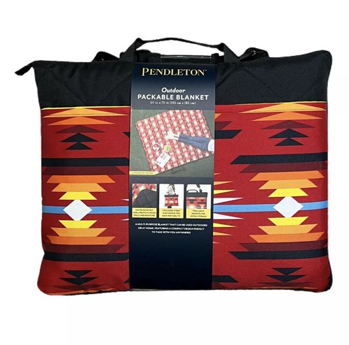 NWT Pendleton Native Aztec Outdoor Packable Picnic Camping Blanket 60 ...