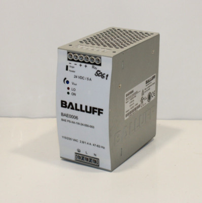 Balluff BAE0006 Power Supply 24V 120W | eBay