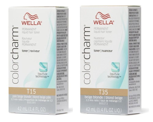 Wella Color Charm Liquid Hair Toner [T15] 42 ML /1.4 oz - CHOOSE Your ...