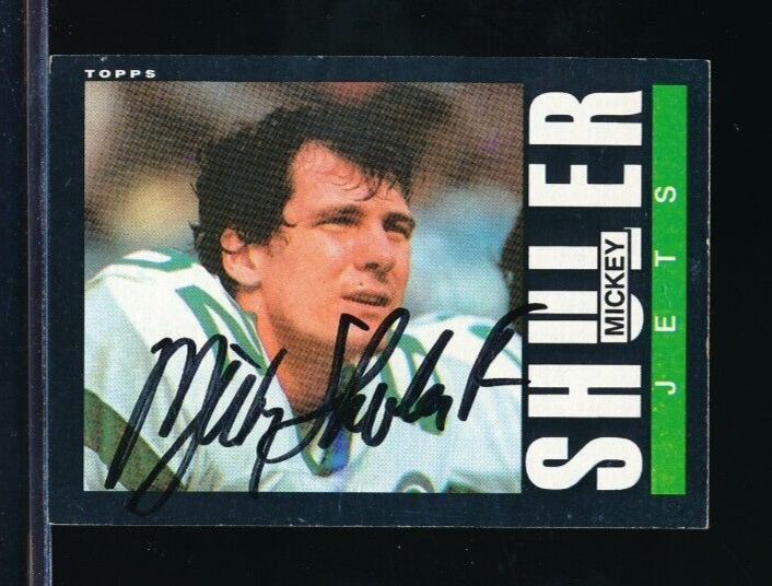 1985 Topps Mickey Shuler #349 Rc signed auto autograph very tough | eBay