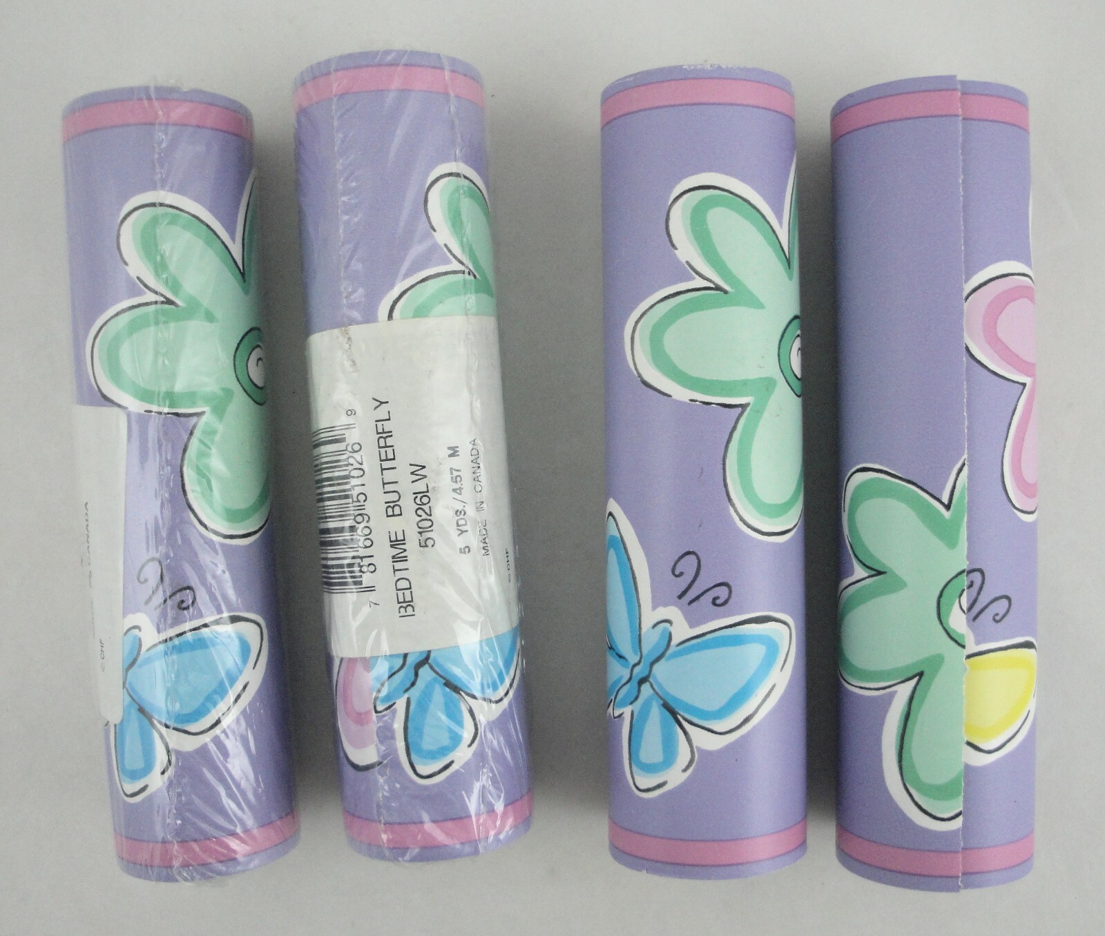 Borders Unlimited Bedtime Butterfly Wallpaper Border Outlet Covers Wall ...