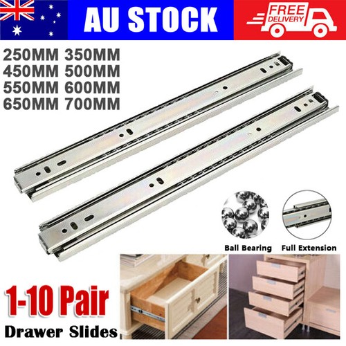 Heavy Duty Drawer Slides Runners 250-700mm Ball Bearing Rail Trailer ...