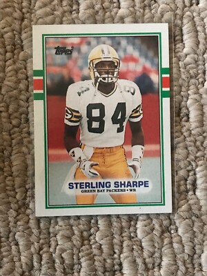1989 Topps Sterling Sharpe Rookie #379 MINT!!! | eBay