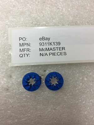 9311K139 MCMASTER CARR RIBBED VIBRATION DAMPING GROMMET BLUE 20 PIECES ...