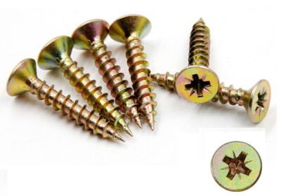 General Multi Purpose Wood Screws Pozi Drive Builder DIY Construction ...