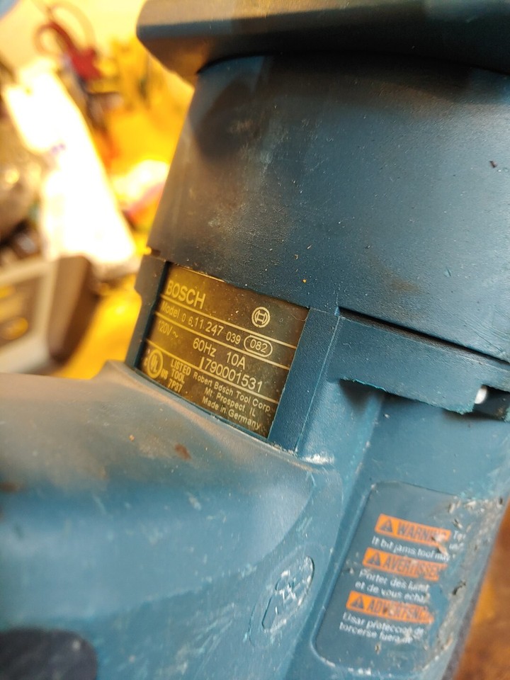 Bosch 11247 10 Amp 1-9/16-Inch Spline Rotary Hammer. Serviced. | eBay