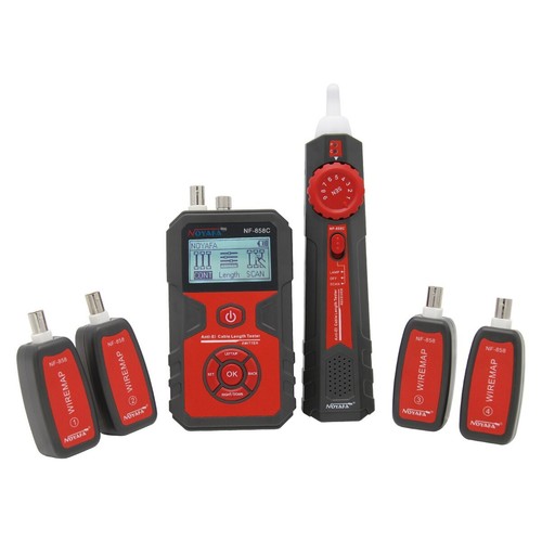 NF-858C Cable Line Locator RJ11 RJ45 BNC Portable Wire Tracker Tester ...