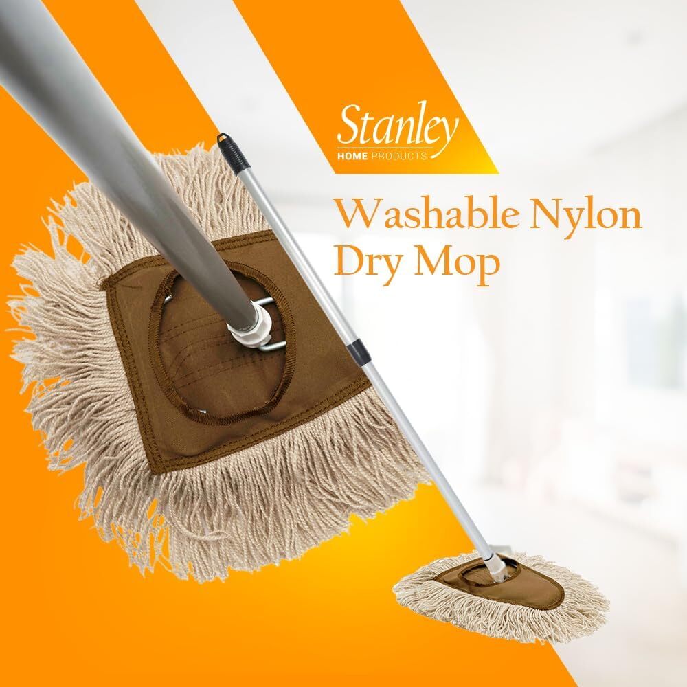 Stanley Home Products Washable Nylon Dry Mop - Removes Dust and Dirt | eBay