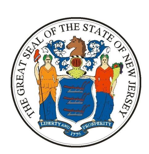 New Jersey State Seal Sticker Decal R547 | eBay