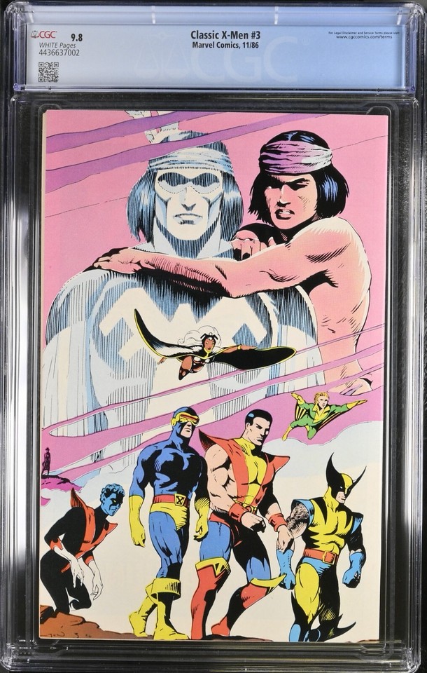 CLASSIC X-MEN #3 CGC 9.8 Arthur Adams cover Marvel Comics 1986 25th ...