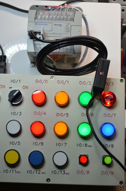 PLC Trainer Allen-bradley MicroLogix 1200 With USB Programming Cable ...