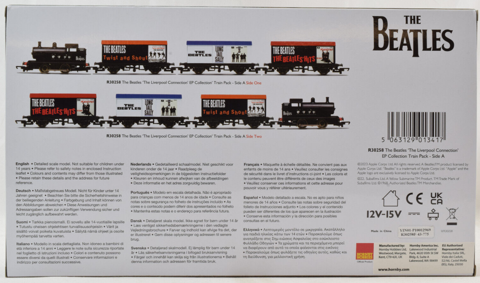 Hornby The Beatles - The Liverpool Connection OO Gauge Train Pack ...