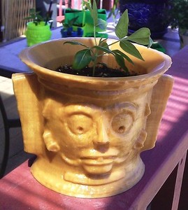 Mayan Planter or Vase - 3D Printed Plastic | eBay