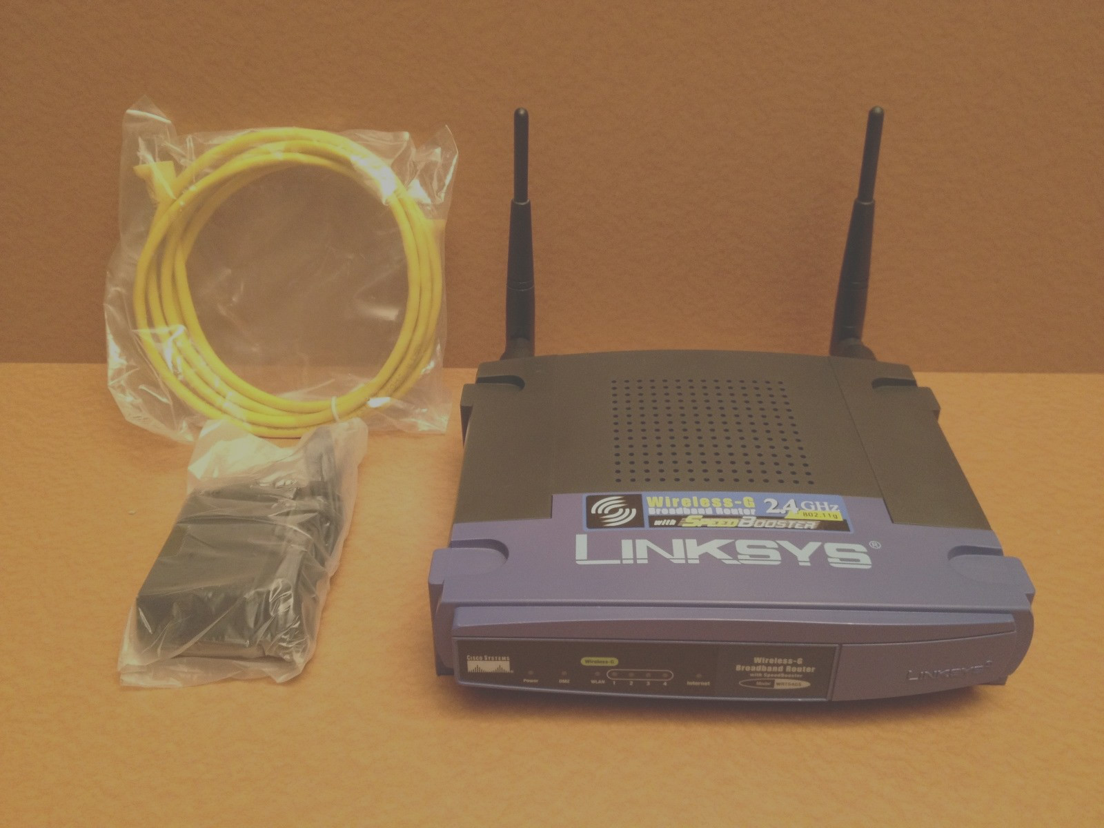 WRT54GS Linksys wireless g EtherFast cable DSL router modem switch ...