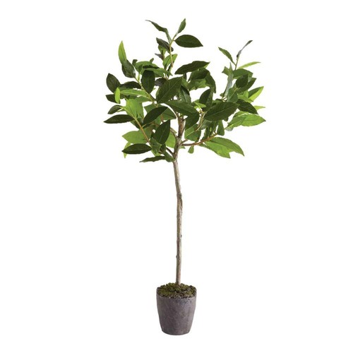 Large 29 in Tall Bay Leaf Tree Artificial Plant Drop In Leaves Greenery ...