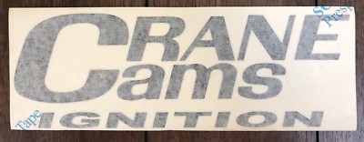 Crane Cams Ignition Decal Stickers (2) NHRA NASCAR Vintage Racing ...