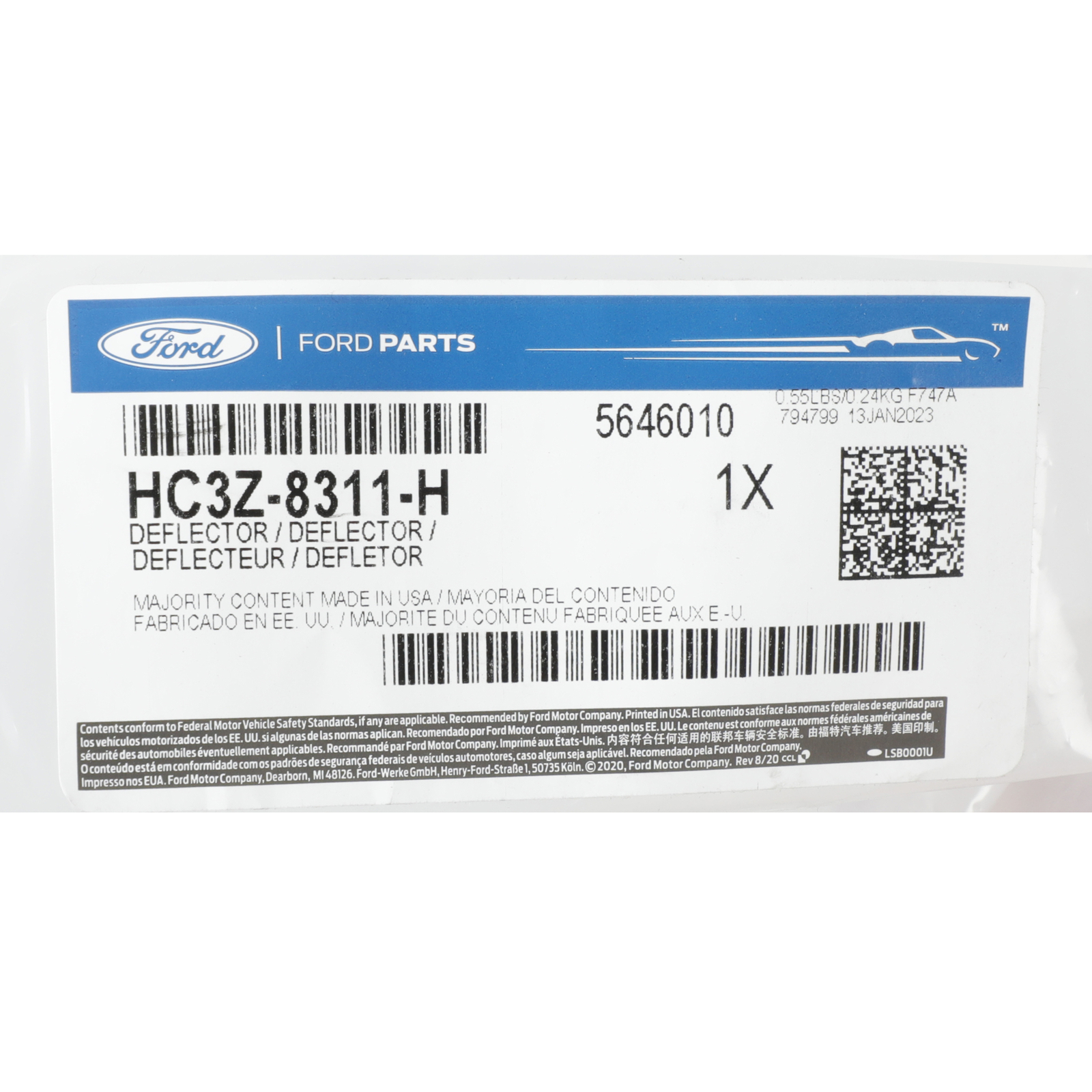 OEM NEW Ford 2017-2019 F250 Super Duty Limited Platinum Crew Air Duct ...