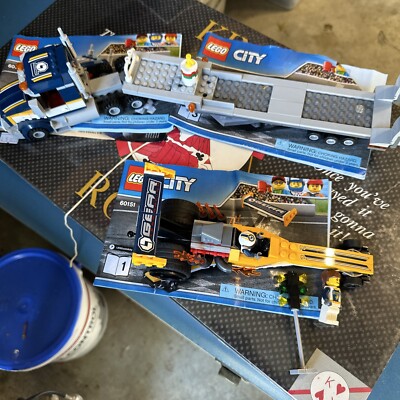 Lego City 60151: Dragster Transporter Complete Set With Manuals | eBay