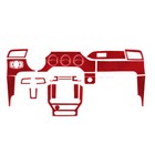 32pc Red Carbon Fiber Dashboard Full Kits Interior Trim For Ford ...