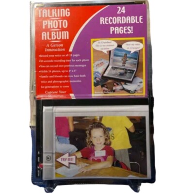 Talking Photo Album: A Gerson Innovation 24 Recordable Pages Vintage ...