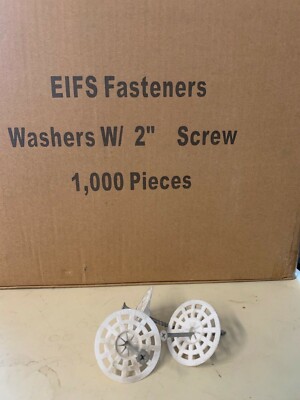 EIFS fasteners Pre-Assembled 2” screws - 1000 pcs | eBay
