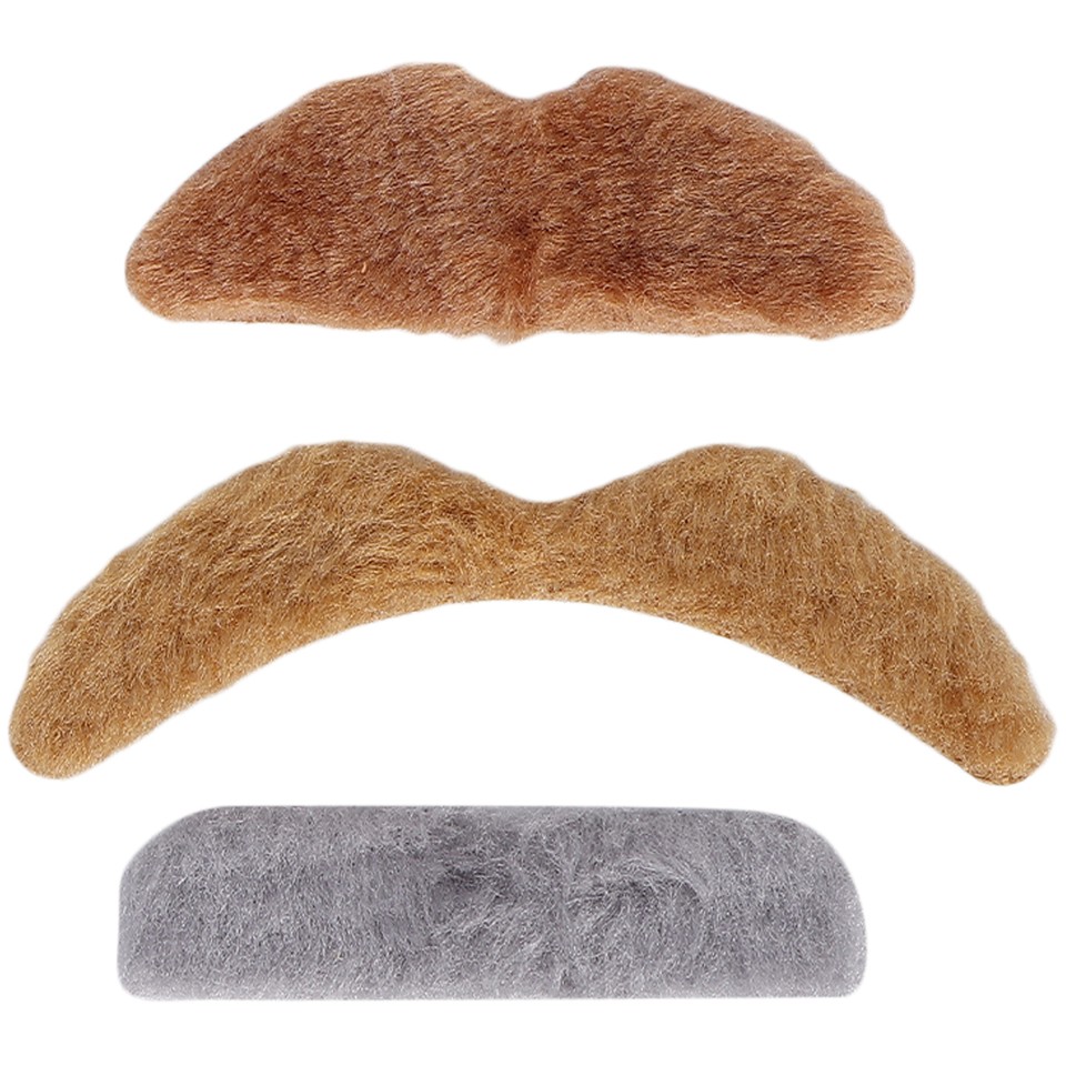 Fake Mustache Costume Fake Moustache Fake Mustaches Self Adhesive Party ...