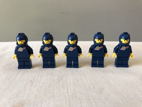 LEGO Dark Blue Spaceman Classic Space (Lot Of Five) | eBay
