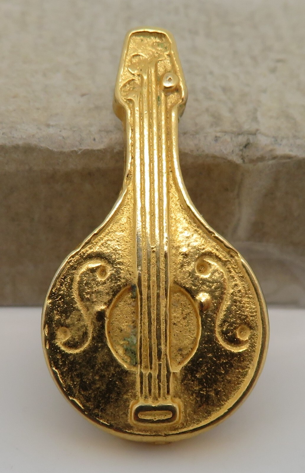 Rare Charm Metal Golden 2D Instrument Music Zither Italian XVIII Th | eBay