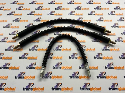 Front & Rear Flexi Brake Hose Pipes for Land Rover Defender 90 NRC7874 ...