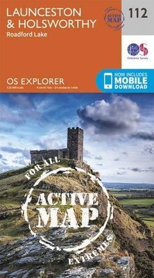 Launceston and Holsworthy (Map) OS Explorer Active Map | eBay