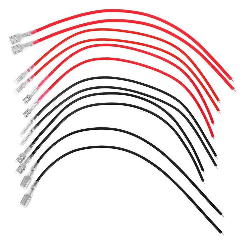 30pcs Insulated Spade Crimp Terminals with 20cm 18AWG Tinned | eBay ...