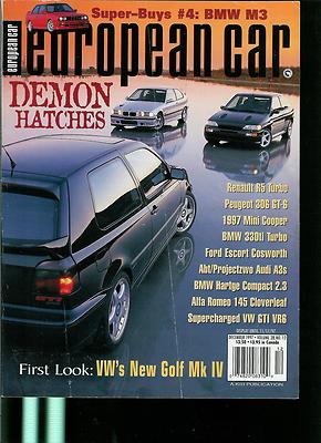EUROPEAN CAR MAGAZINE FORMERLY VW & PORSCHE OLD VINTAGE DECEMBER 1997 ...