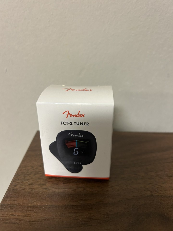 Fender FCT-2 Professional Clip-On Tuner FT-2, Black | eBay