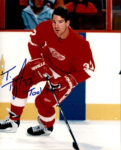 Tim Taylor Signed & Inscribed "Tool Man" Detroit Red Wings Photofile ...