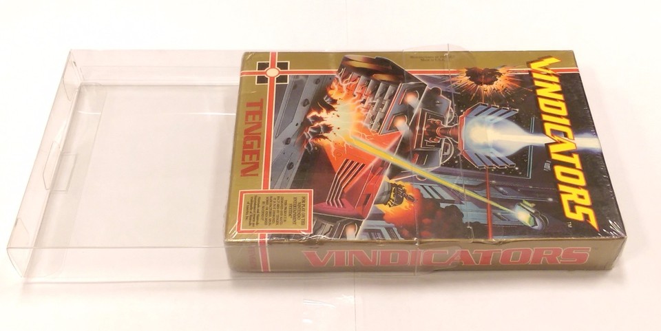 5 x NES CLEAR GAME BOX PROTECTIVE SLEEVE CASES - by Old Skool | eBay