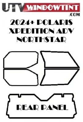 Polaris Xpedition ADV Precut Window Tint Kit - Ceramic 35% | eBay