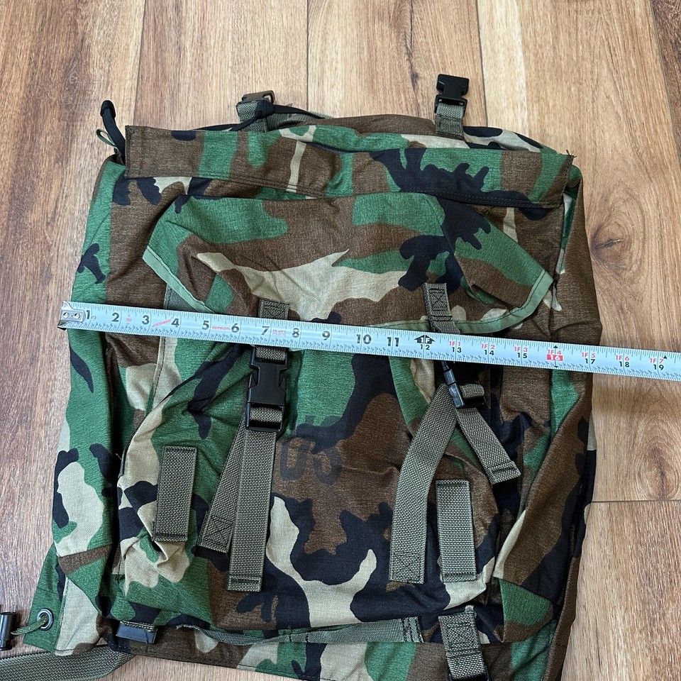US Army M81 Woodland Camo Combat Patrol Pack Radio Carrying USA Vintage ...