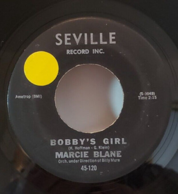 MARCIE BLANE BOBBY'S GIRL (ROCK N ROLL 45) #120 PLAYS VG++ | eBay