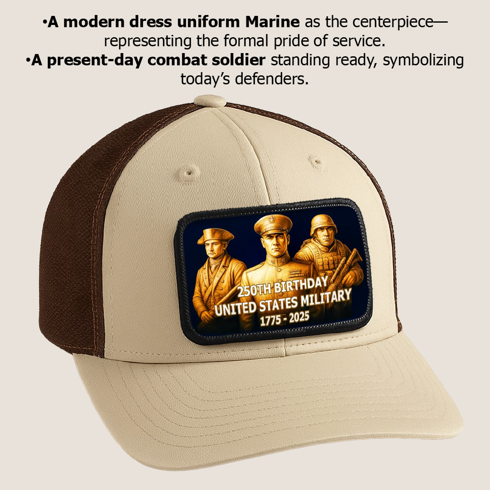 250TH BIRTHDAY US MILITARY PYR Custom Metal Art - CB SB Caps + RMP ...