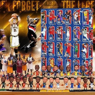 24 x NBA Superstar Basketball Christmas Advent Calendar Countdown Blind ...