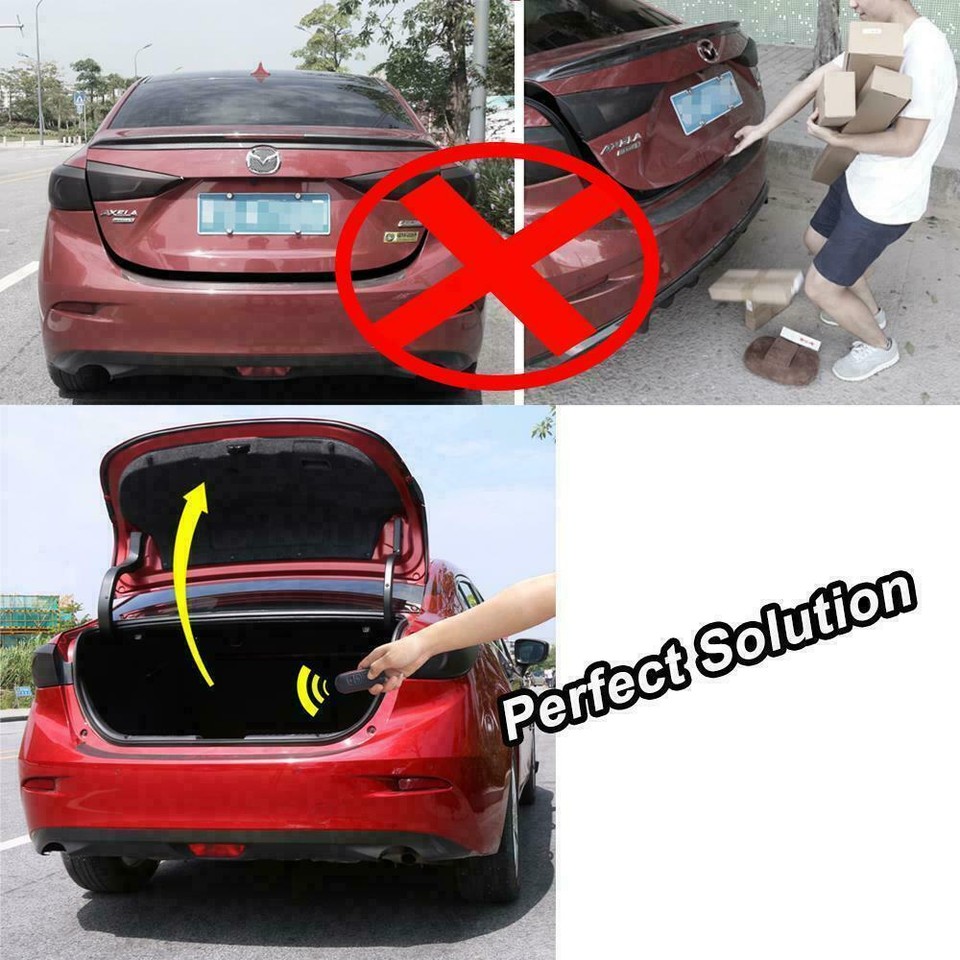 Blue Flexible Adjustable Car Trunk Boot Lid Spring Remote Automatic ...