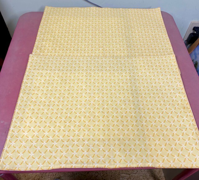 Handmade Sunflower Honeycomb Colorblock Rectangular Placemats w/Napkin ...