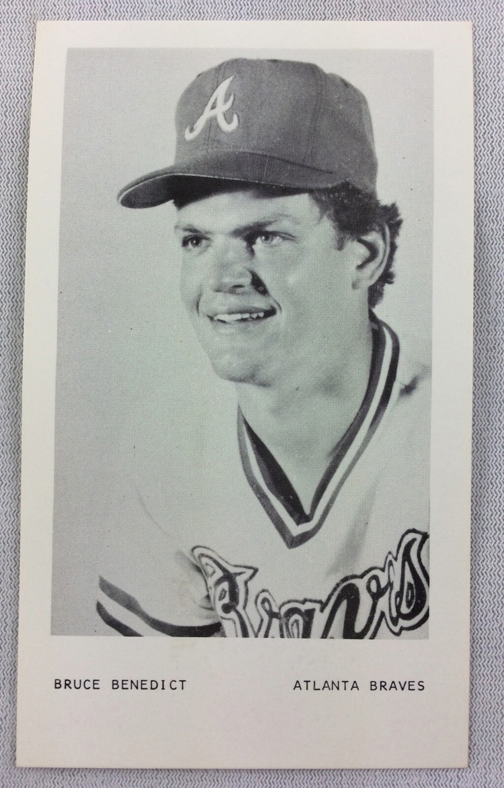 1982 Bruce Benedict, Atlanta Braves Team Issue Photo Card | eBay