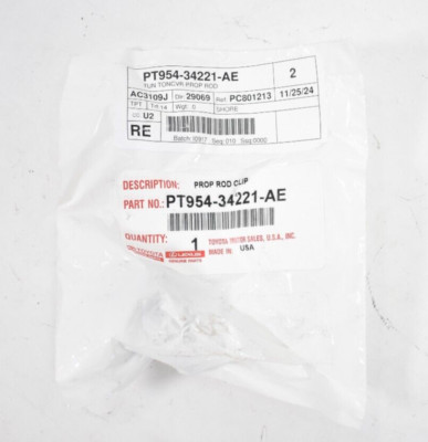 Toyota Prop Rod Clip PT954-34221-AE Automotive Replacement Genuine OEM ...