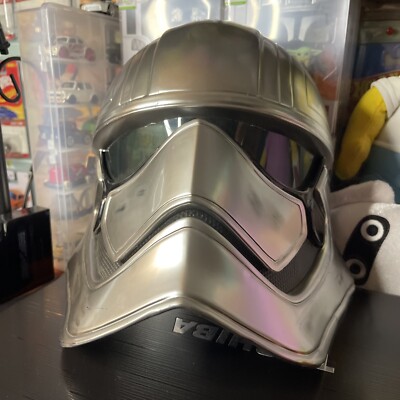 Silver Stormtrooper Talking Helmet Disney Made In London | eBay