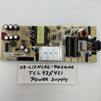TCL OEM Power Supply — Model 43S421 08-L12NLA2-PW210AA | eBay